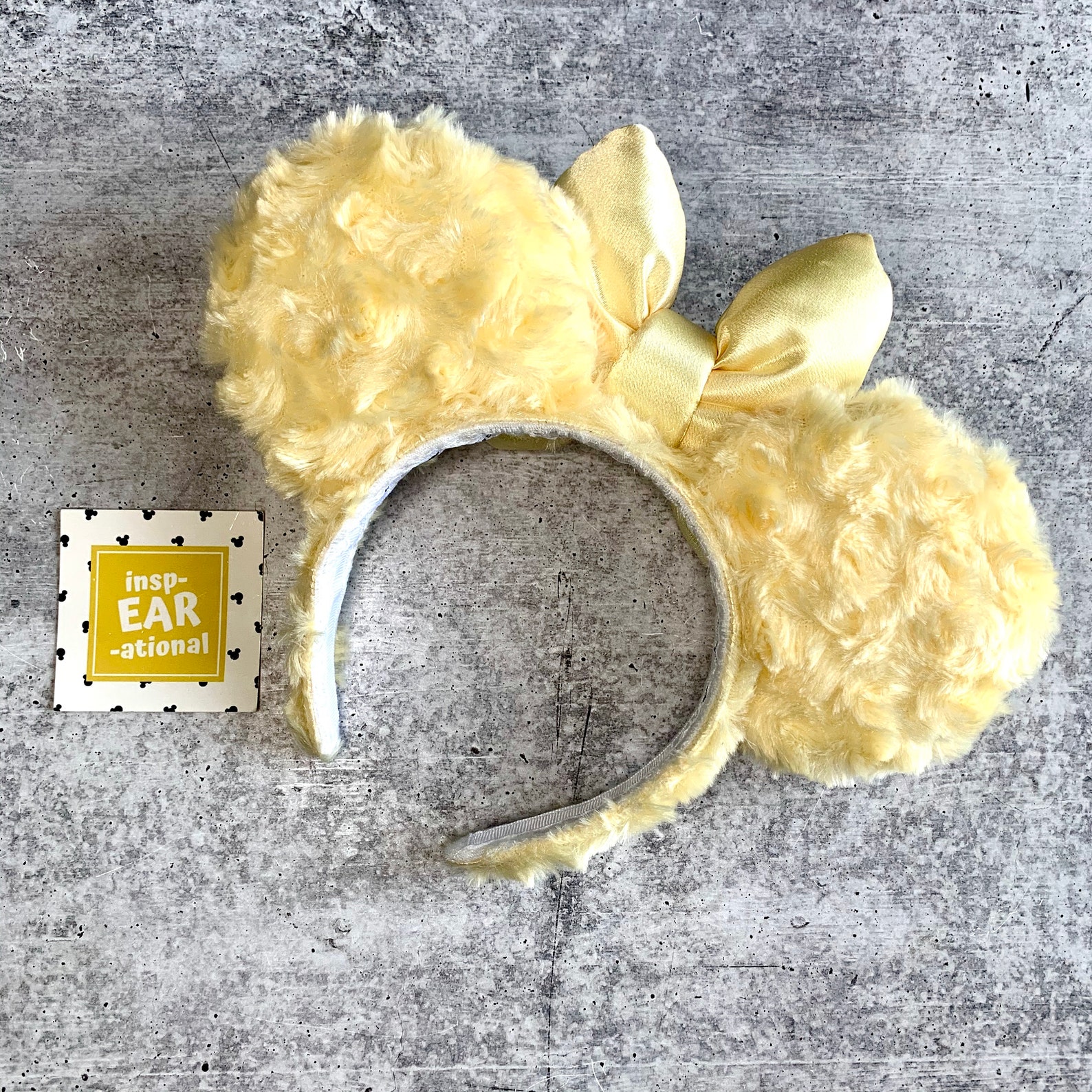 Yellow Fluffy Mouse Ears - Etsy
