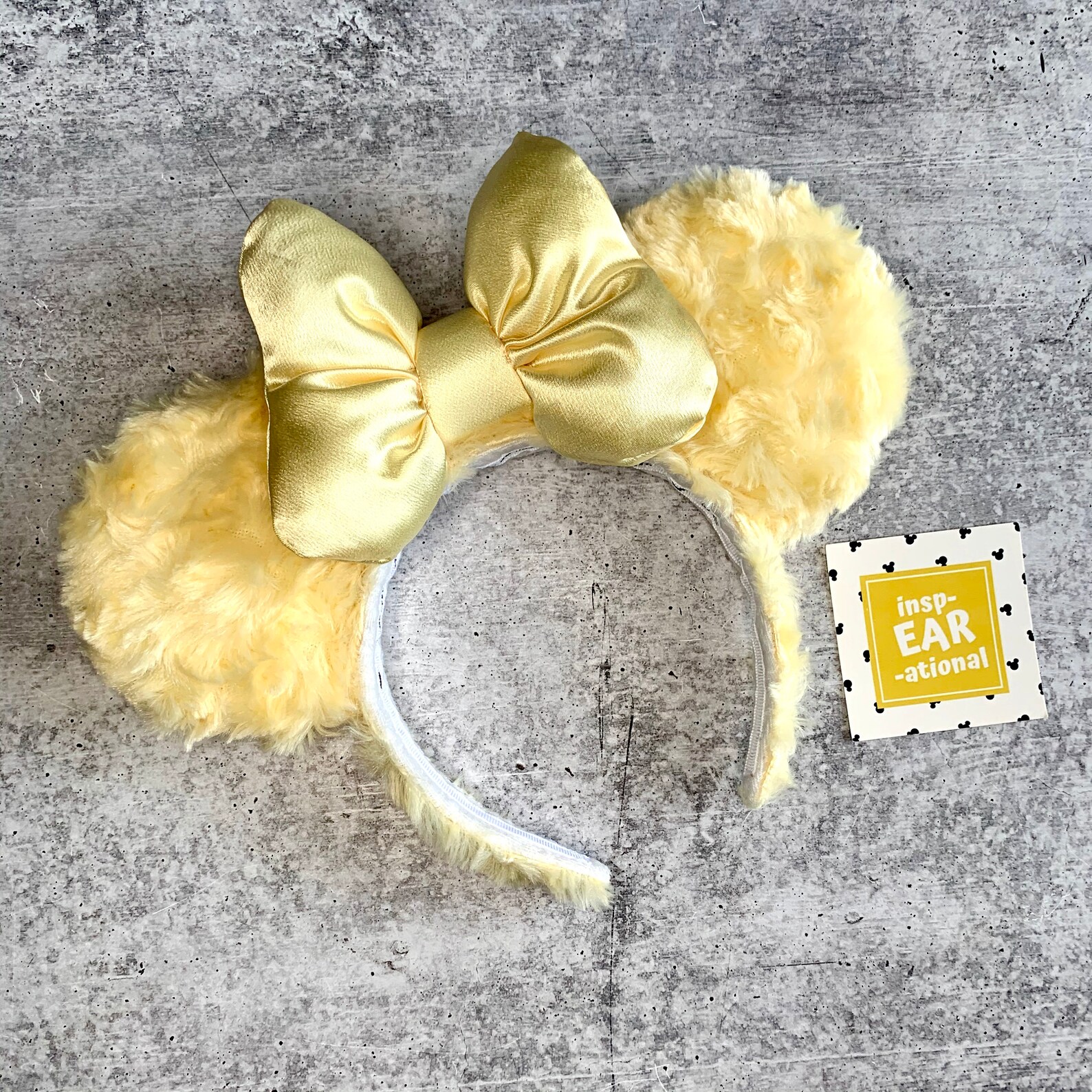 Yellow Fluffy Mouse Ears - Etsy
