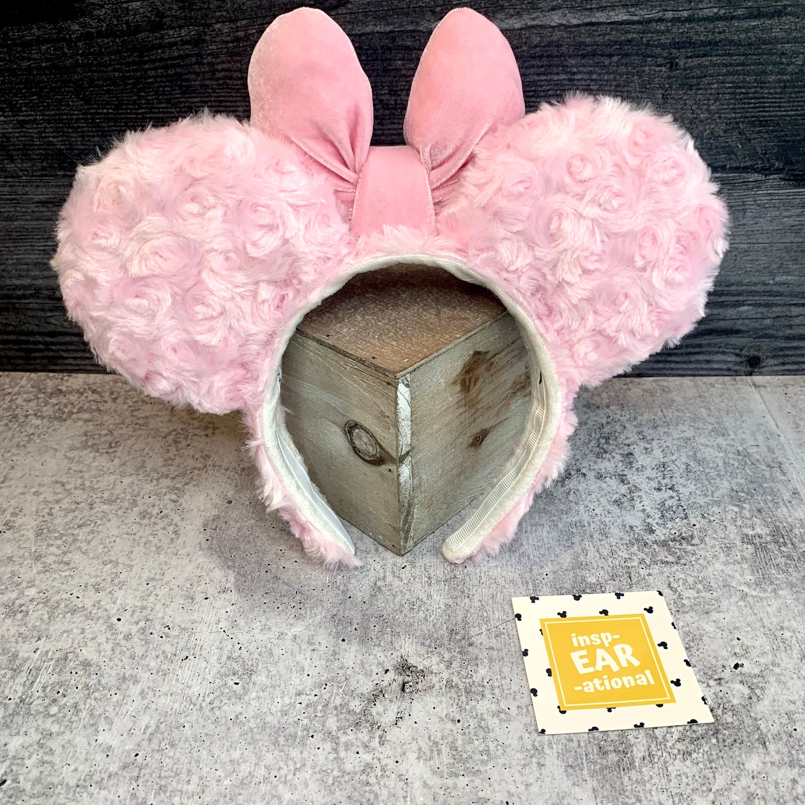 Millennial Pink Fluffy Mouse Ears - Etsy