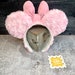Millennial Pink Fluffy Mouse Ears - Etsy