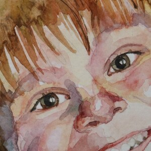 Custom Watercolor Portrait From Your Own Picture - Etsy