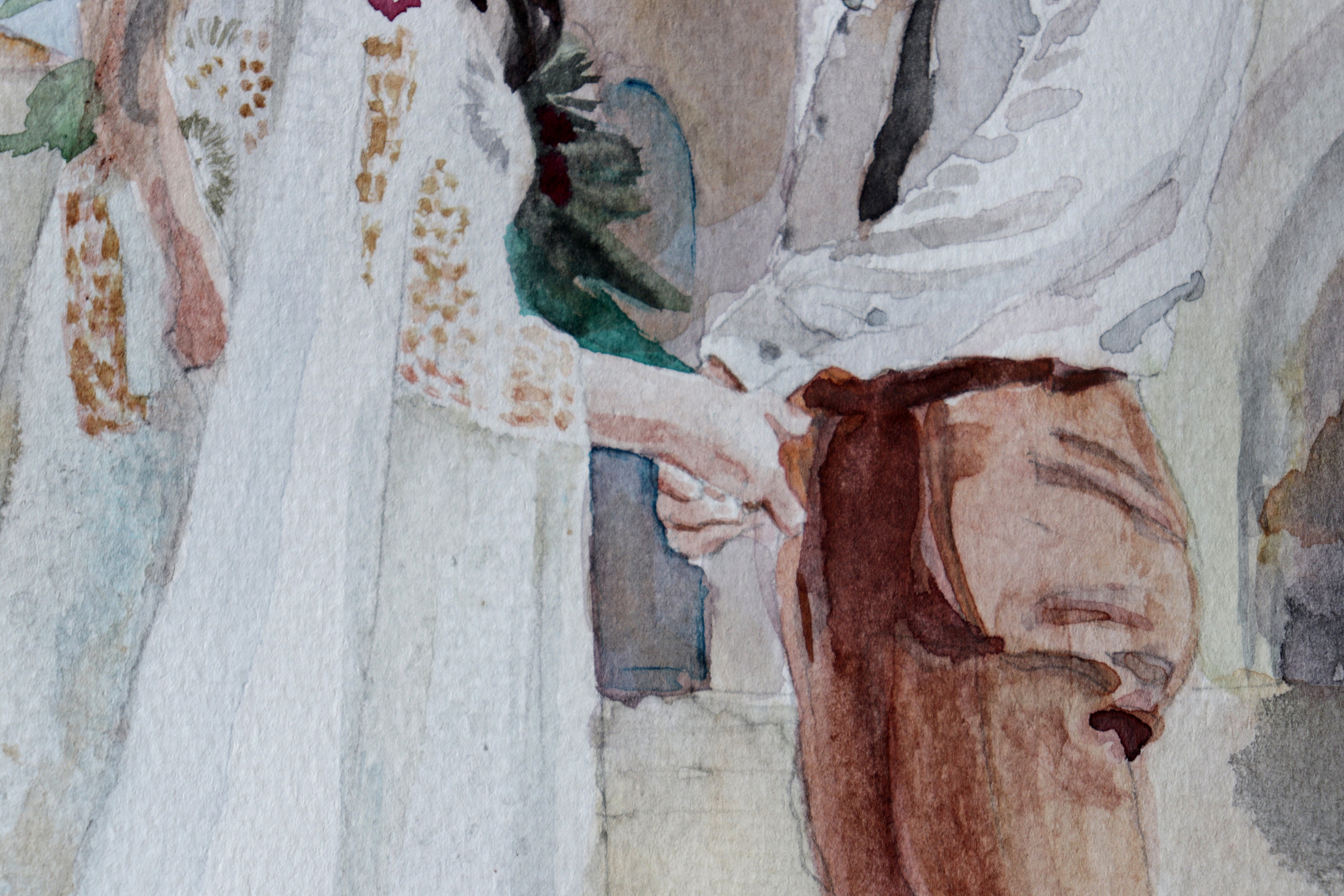 Custom PHYSICAL Hand-painted Watercolor Painting Photo - Etsy