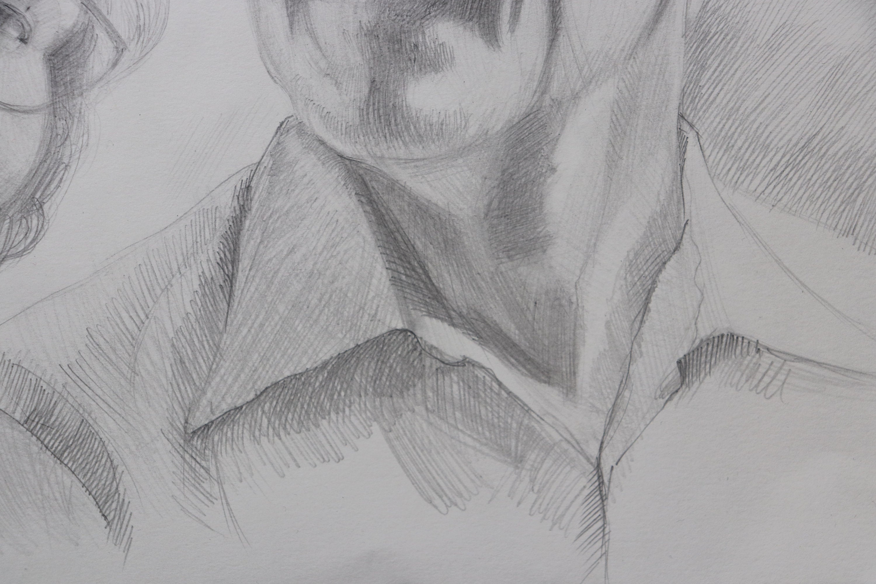 Custom Phisical Pencil Drawn Portrait From Your Own Picture - Etsy
