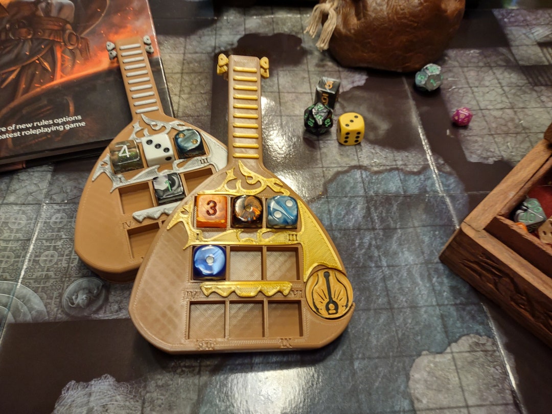 DND Spell Tracker Spell Slot Bard Lute - Etsy