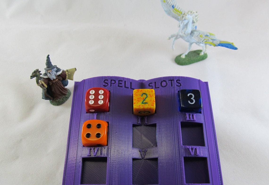 DND Spell Tracker Spell Slot Wizard Spell book Pathfinder | Etsy