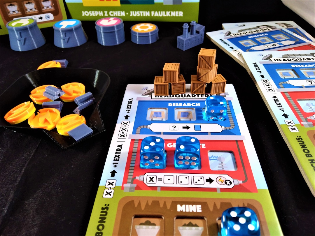 Fantastic Factories Board Game Upgrades - Etsy
