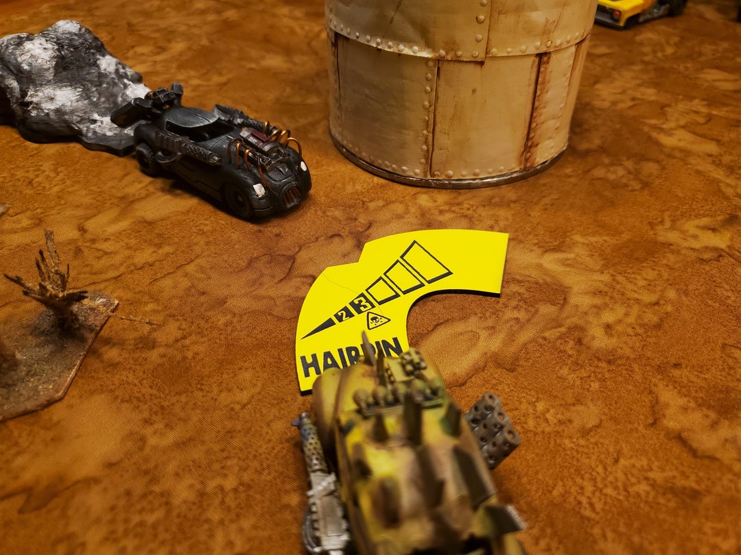 Gaslands Movement Templates High Visibility - Etsy