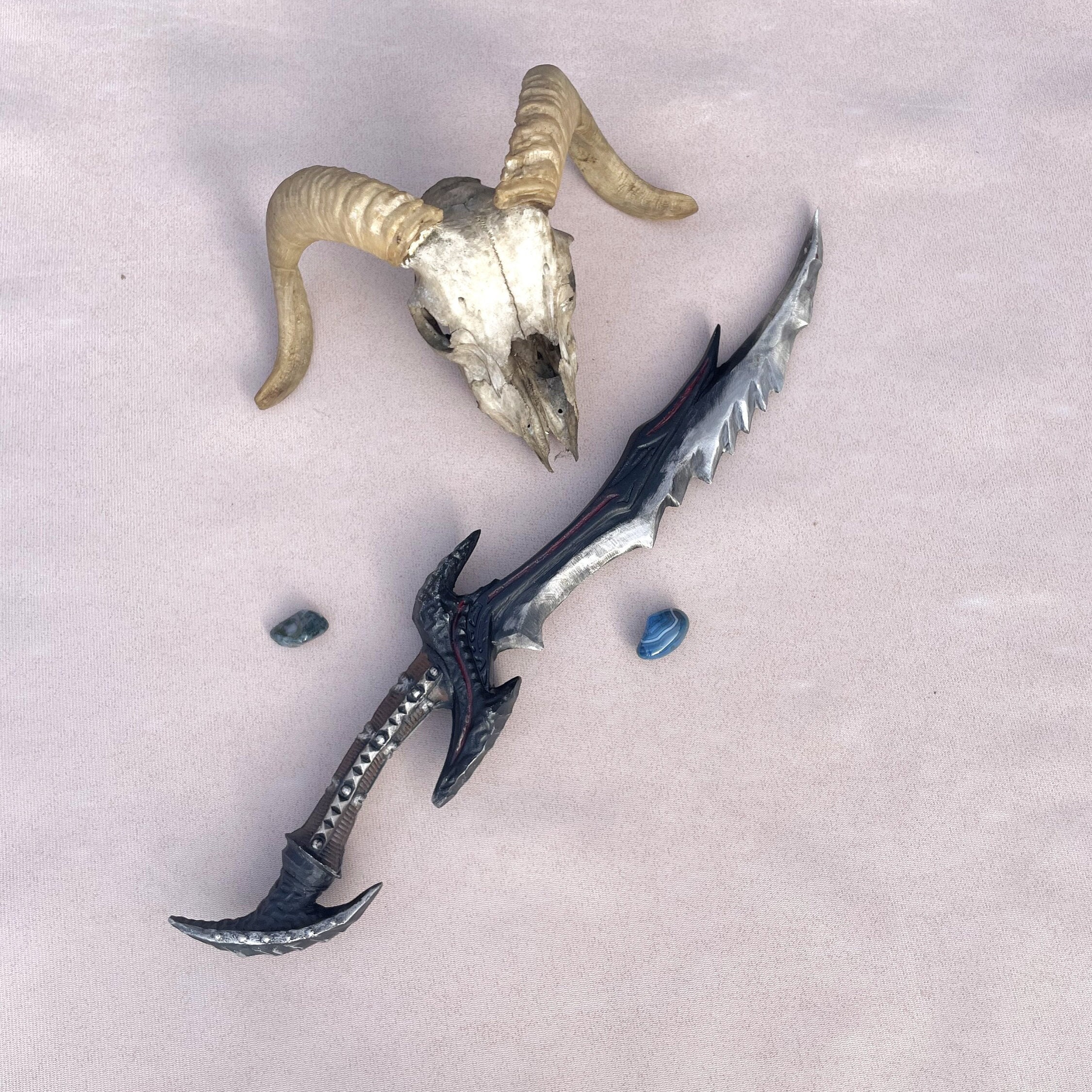 METAL Daedric Sword From SKYRIM Game the Elder Scrolls, Skyrim Weapon ...