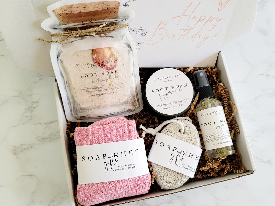 Natural Foot Care Gift Box - Etsy