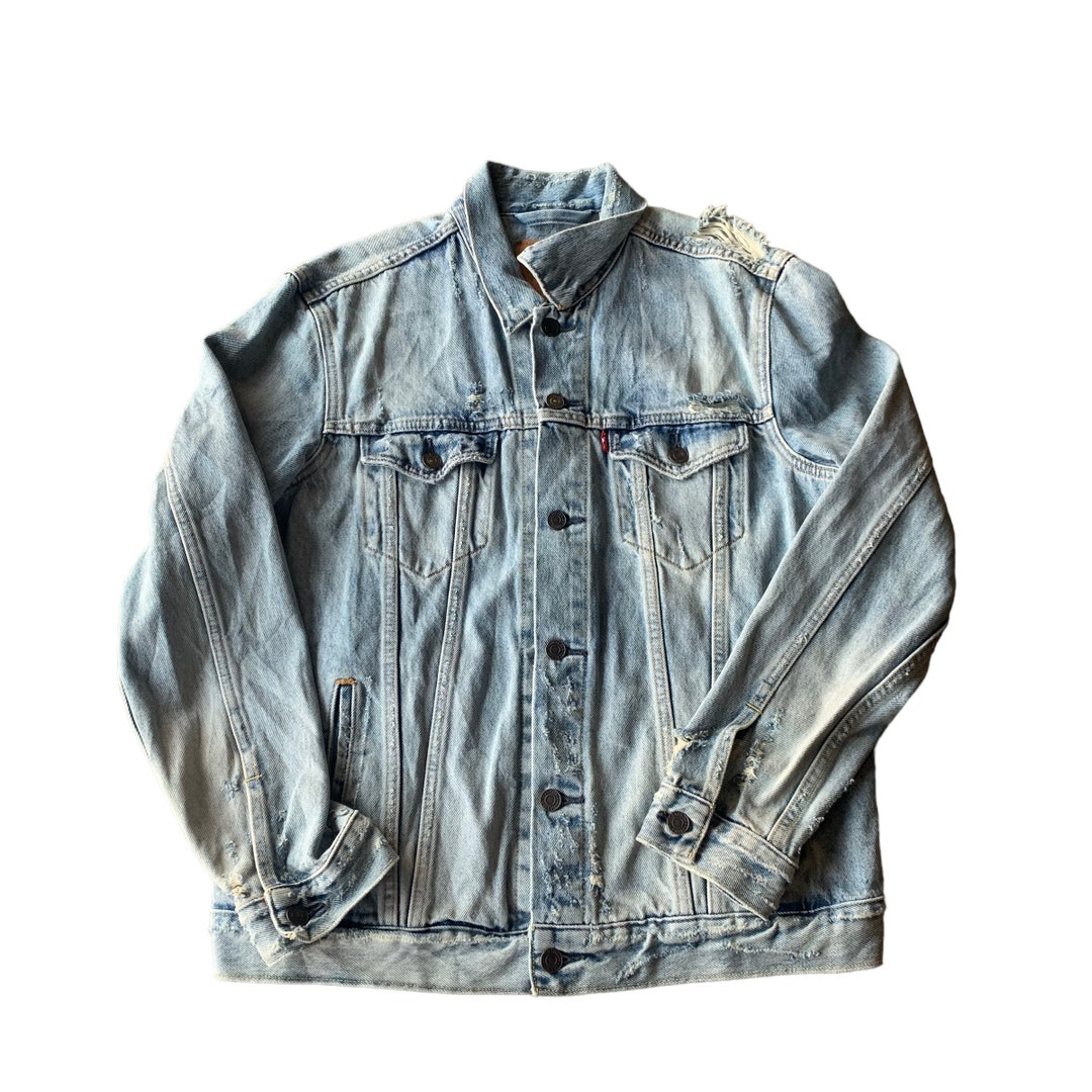 Distressed Levi's Jean Jacket / Big E / Type 1 Jacket / - Etsy