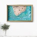 Cabo San Lucas Topographic Layered Wooden Map by Bright on Birch - Etsy