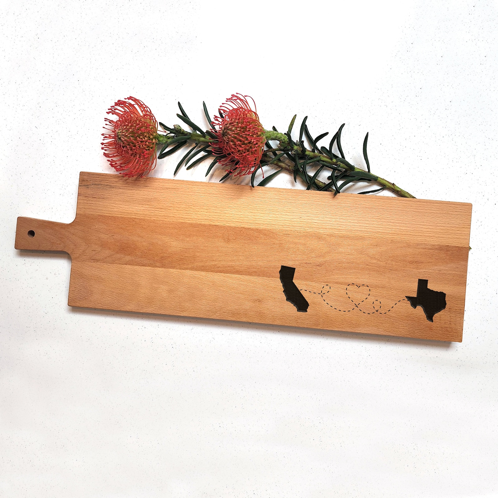 Coupled State Charcuterie Board Engraved Bread - Etsy