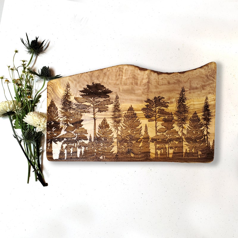 Chucterie Board With Tree - Etsy