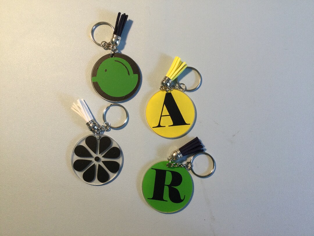 Personalized 2 Inch Acrylic Keychains - Etsy