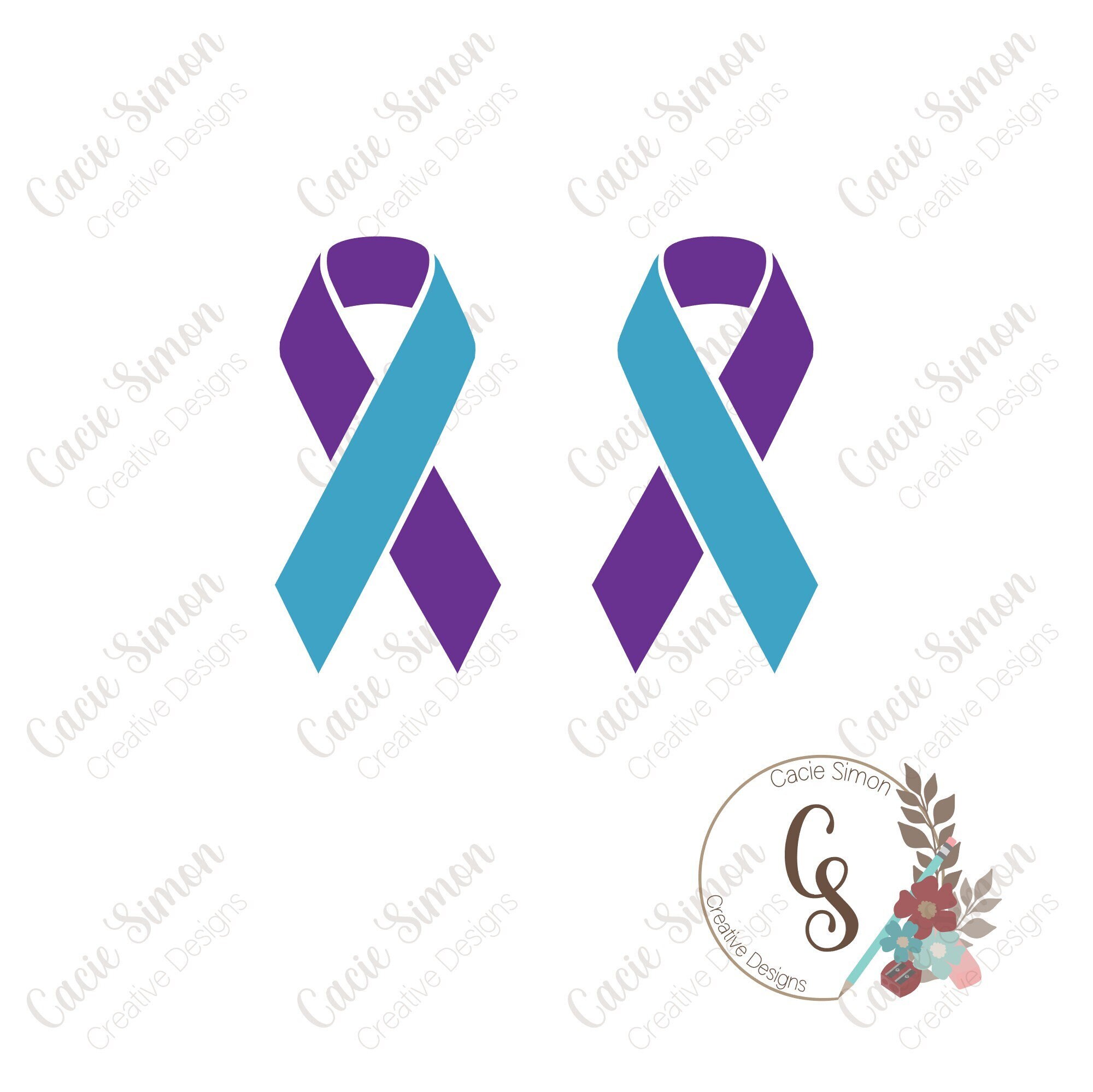 Awareness Ribbon PNG SVG JPEG - Etsy