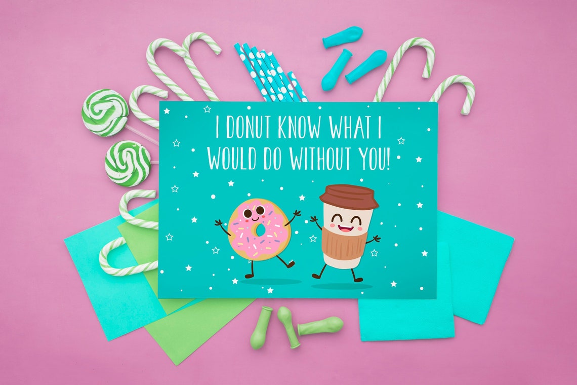 Donut Know What I'd Do Without You Friend/best Friend/sister/brother ...