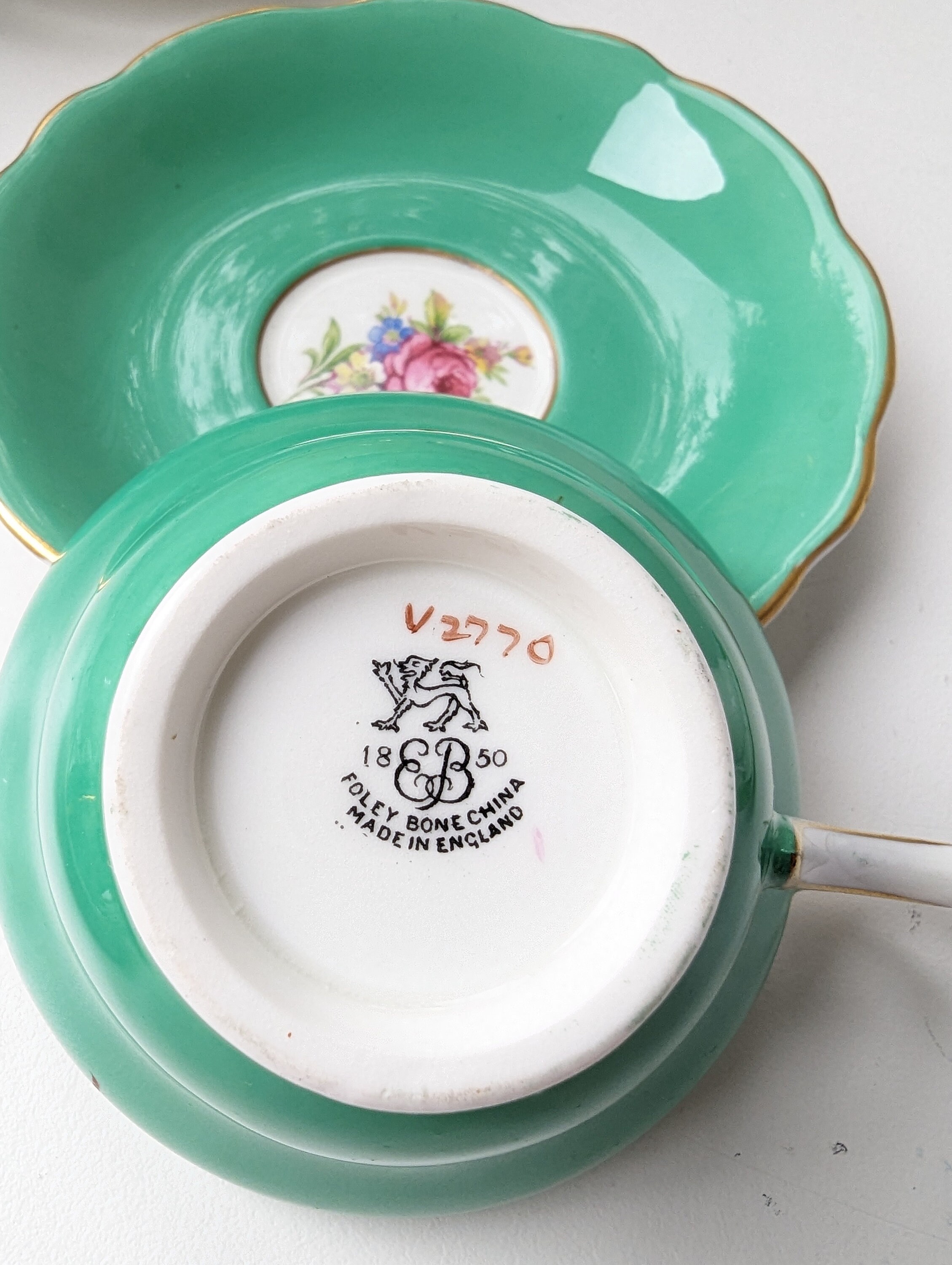 3 Vintage Foley Tea Cups Select Your Favorite Made in England C. 1930 ...