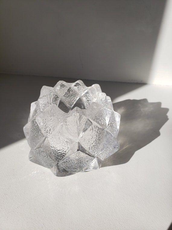Orrefors of Sweden Crystal Firefly Artichoke Nimbus Votive | Etsy