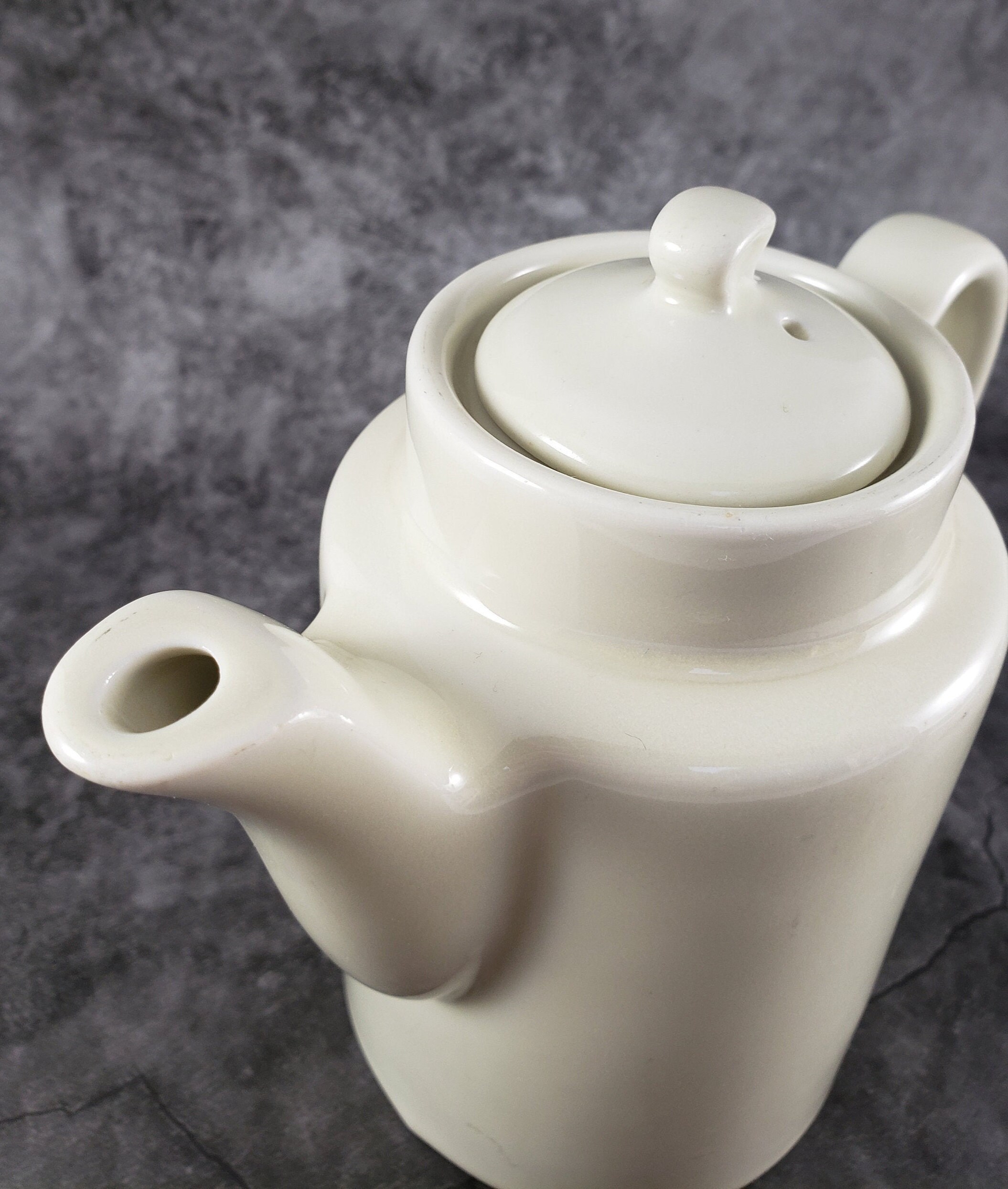 Vintage Hall China Restaurant Ware Small 2 Cups Teapot Ivory - Etsy