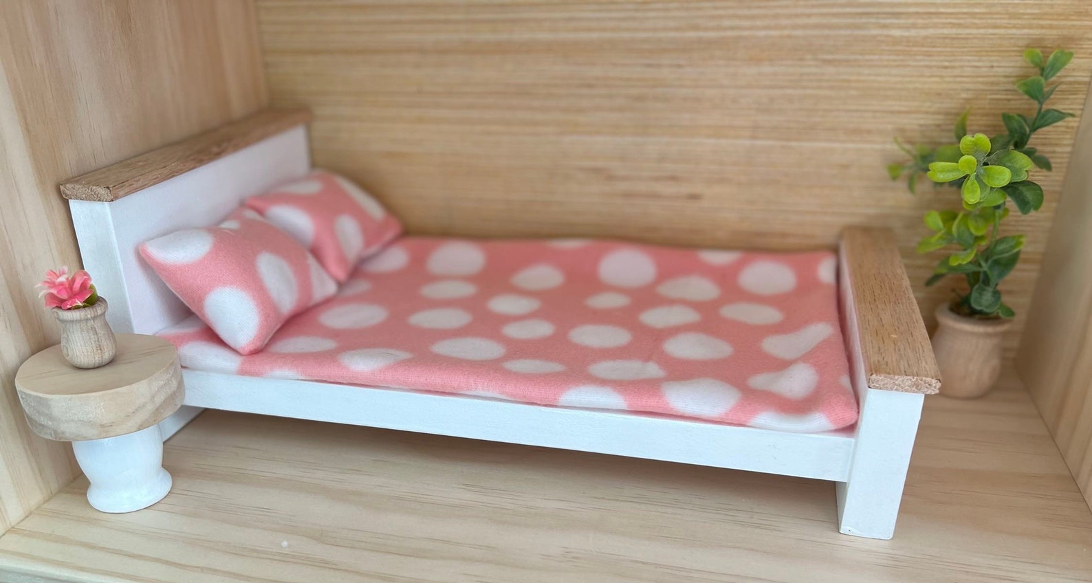 1:6 Scale QUEEN Bed Sturdy Wooden Premium Wood Teal or - Etsy