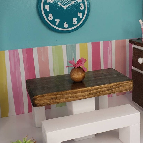Wooden Doll Table - Etsy