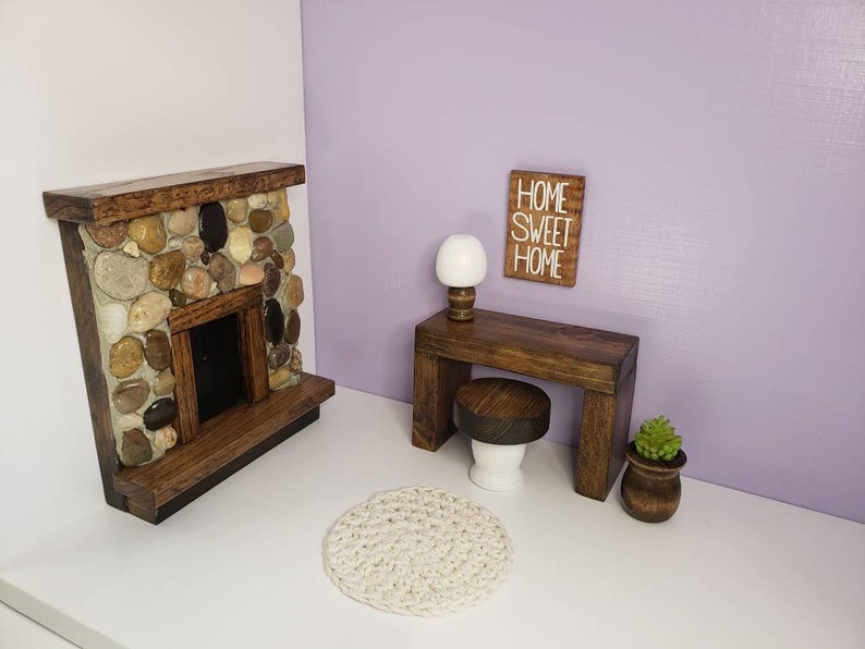 MINIATURE RUG Handmade Crocheted Dollhouse Accessory - Etsy