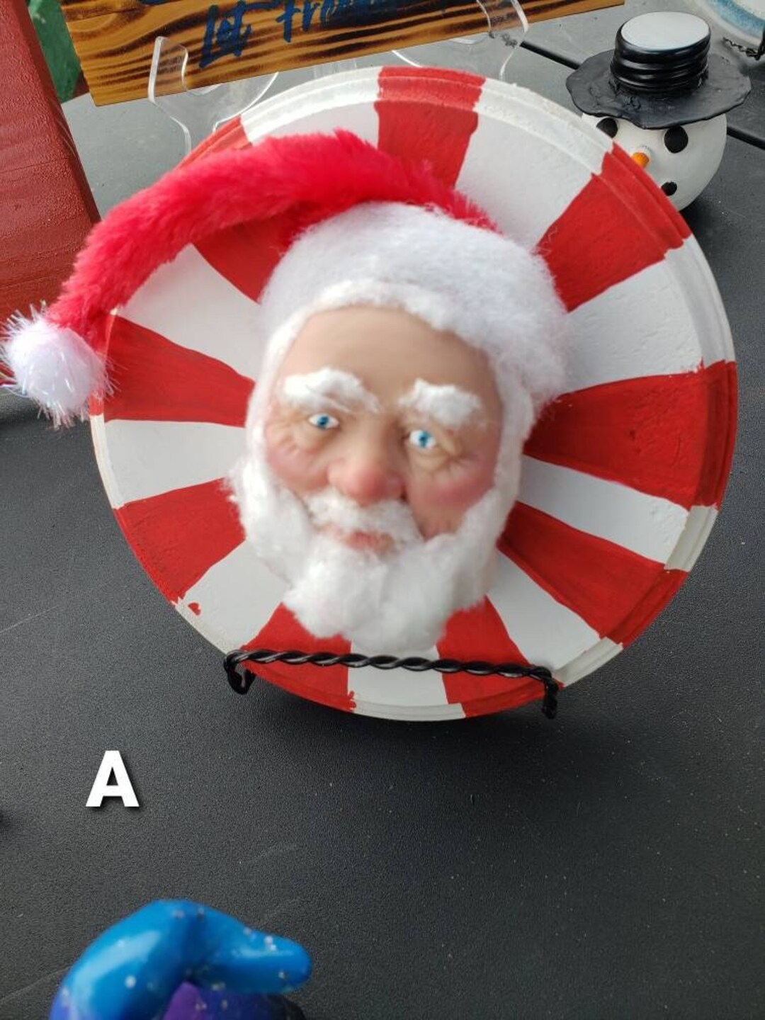 Santa Head Decor - Etsy