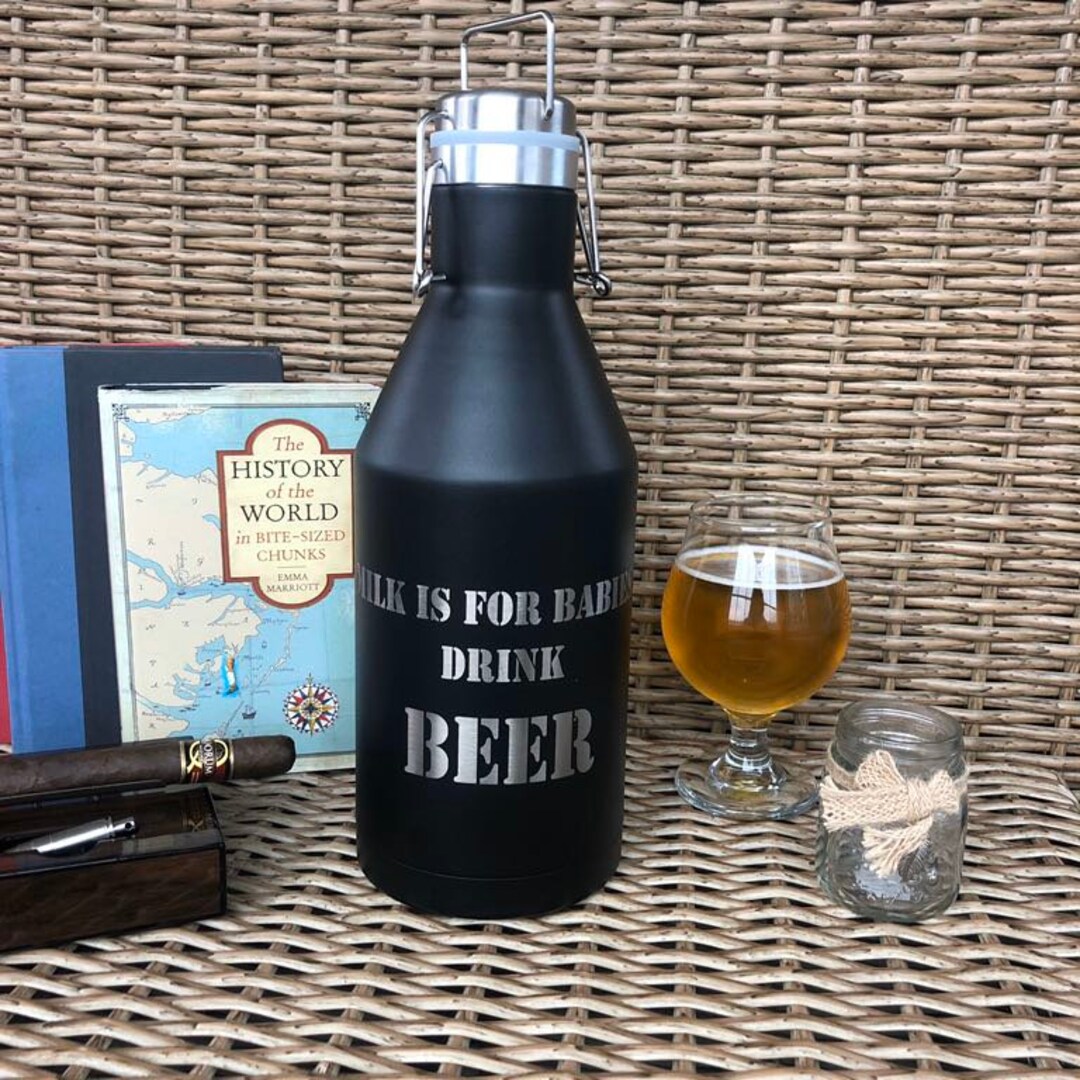 Logo Growler for Breweries, 64 Oz Refillable Beer Growler - Etsy