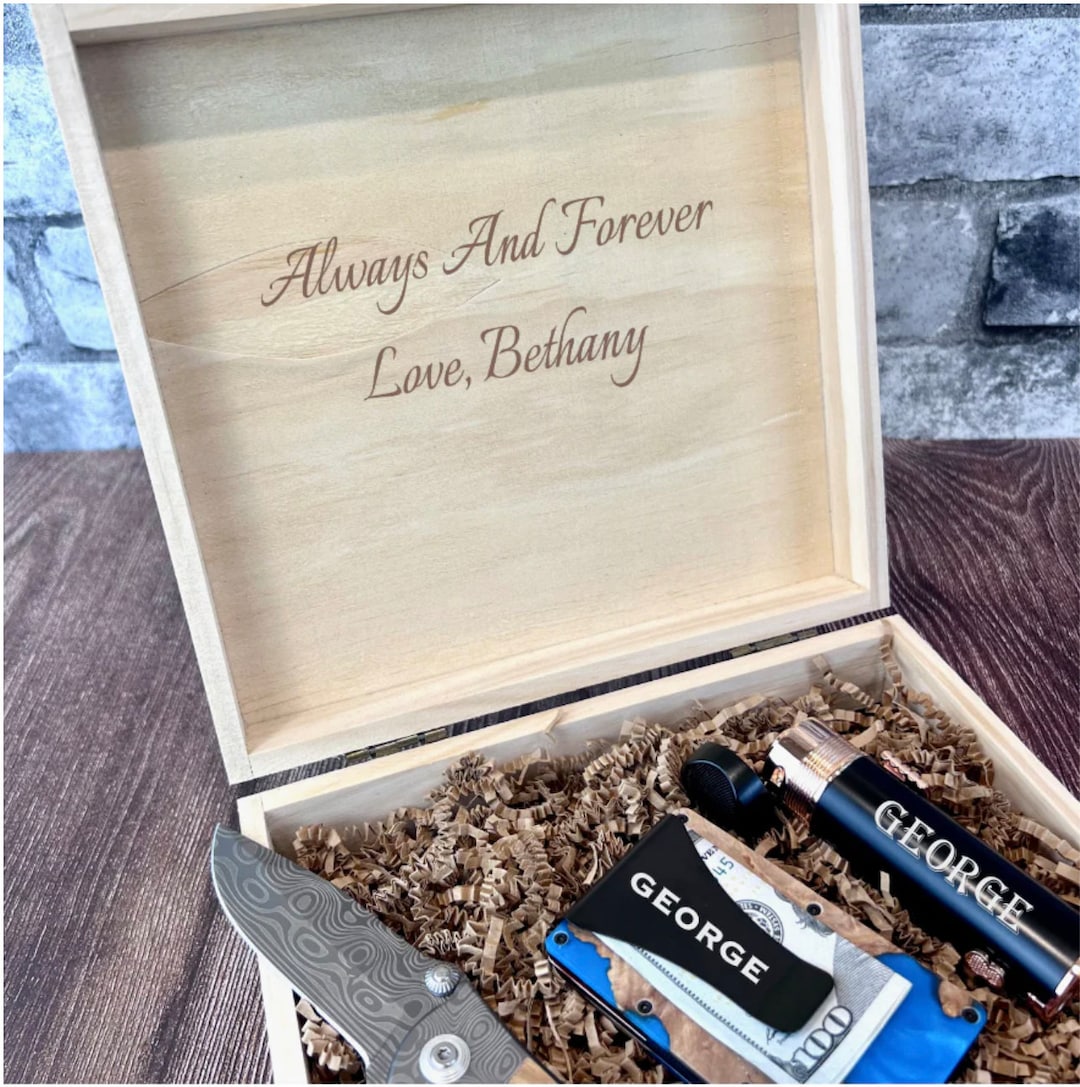 Sentimental Gifts for Men, Personalized Emotional Gifts, Keepsake Box ...