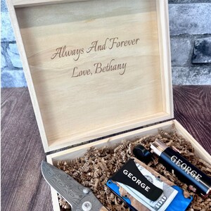 Sentimental Gifts for Men, Personalized Emotional Gifts, Keepsake Box ...