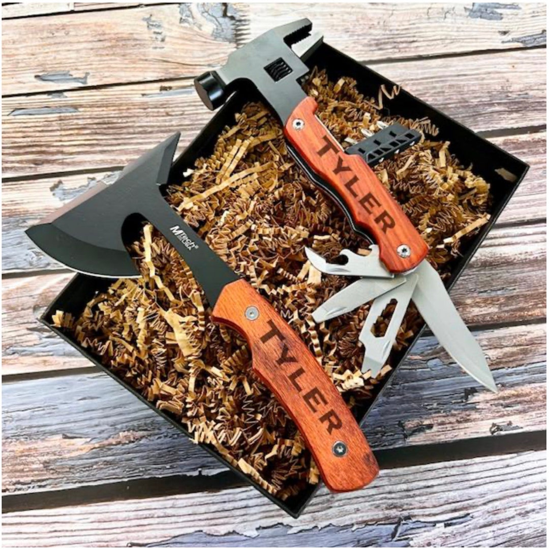 Personalized Tool Box, Engraved Axe, Engraved Wrench, Utility Tool ...