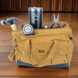 Personalized Tool Bag, Gifts for Builders, Custom Tool Carrier ...