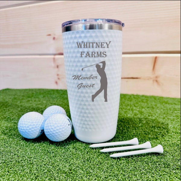 Golf Dimple Tumbler - Etsy