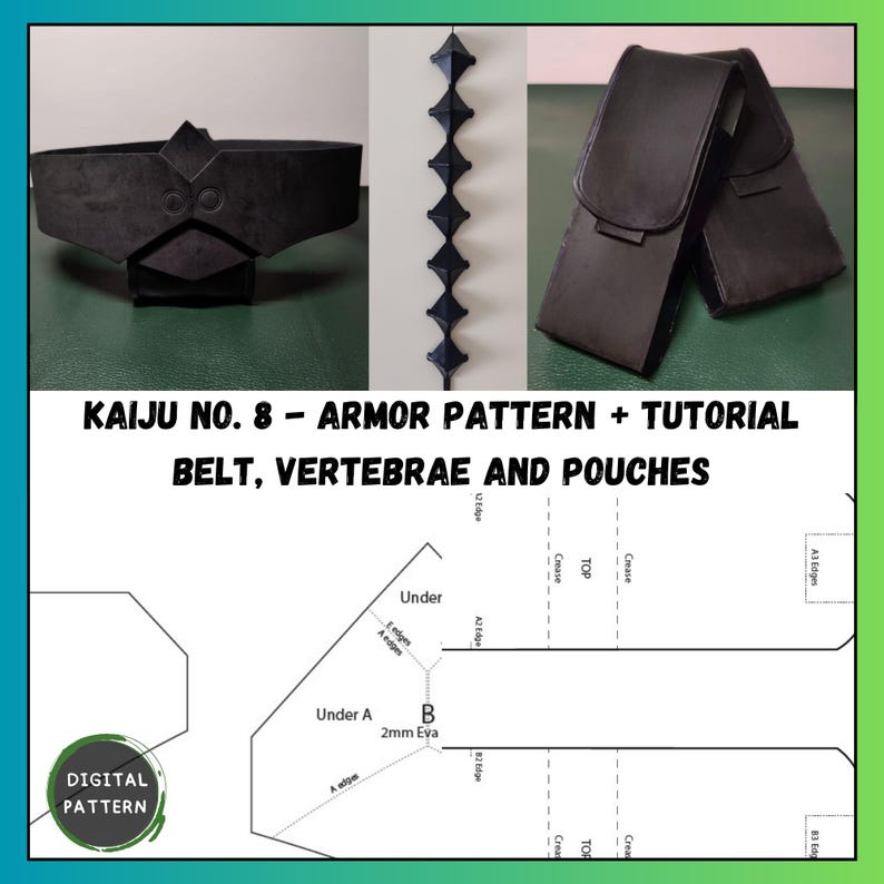 Kaiju No. 8 – Armatura Da Difesa – Vertebre, Cintura E Tasche MODELLO ...