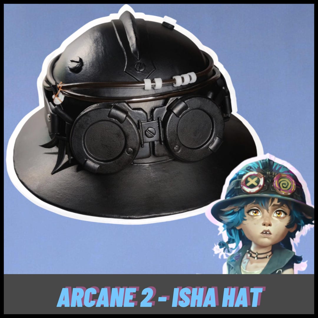 Arcane 2 Isha Hat for Cosplay From Netflix Series Arcane - Etsy Australia