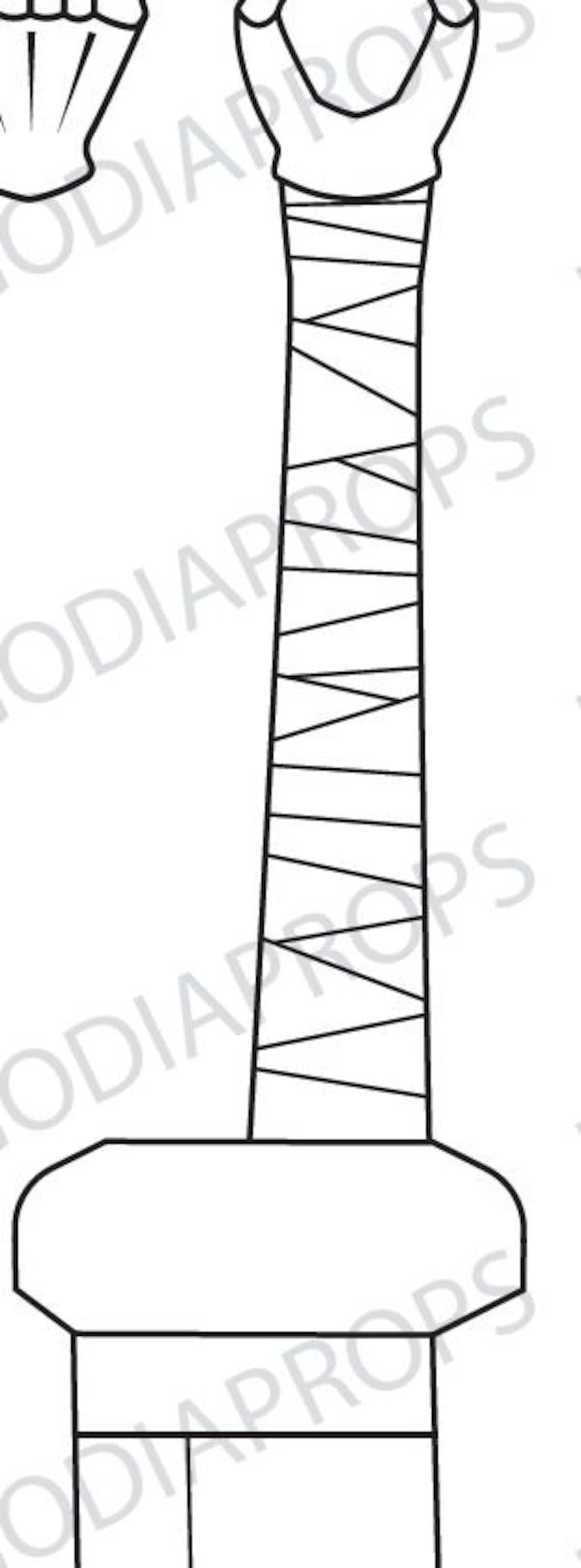 Jujutsu Kaisen Toji Fushiguro Split Soul Katana Plano de - Etsy México