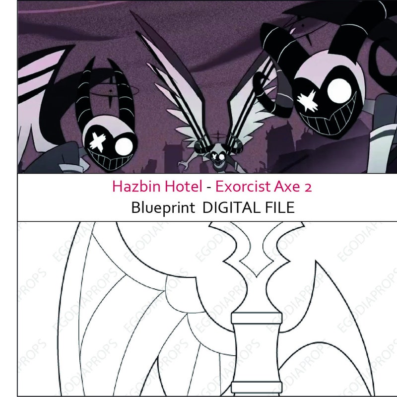 Hazbin hotel cosplay patterns - Etsy.de