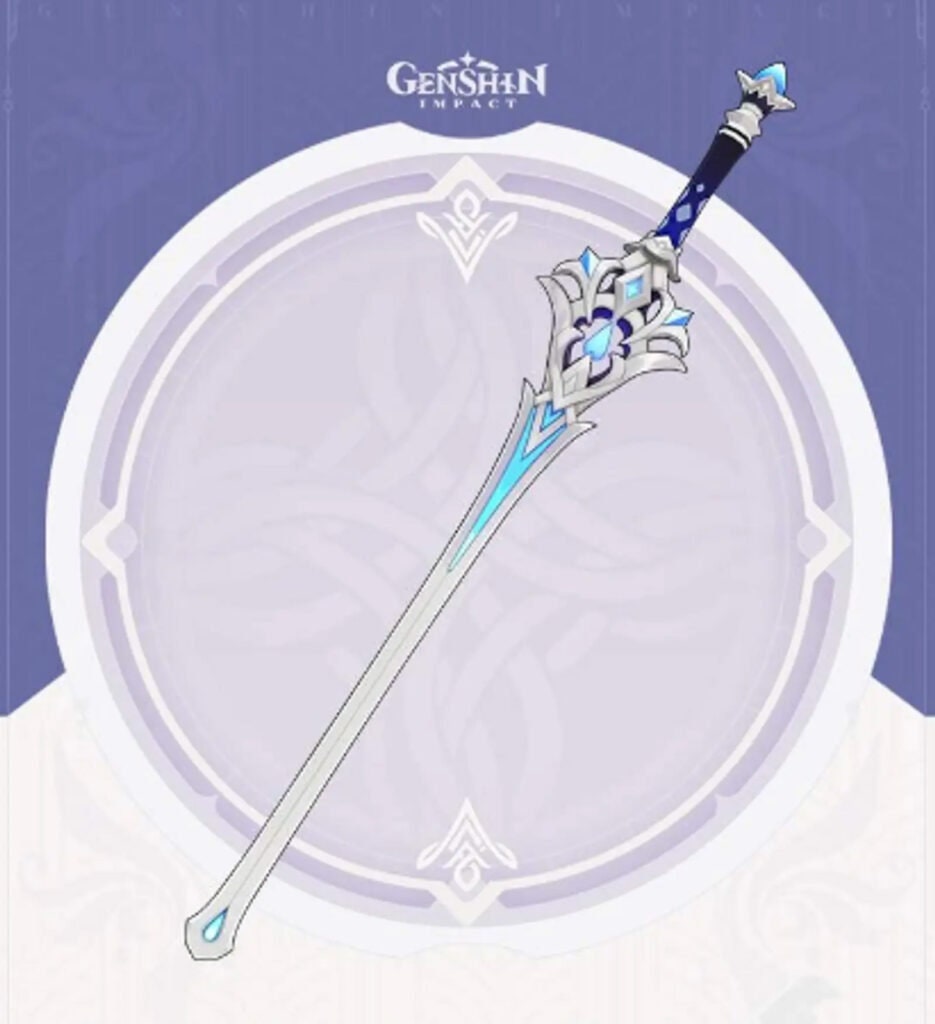 Genshin Impact Finale of the Deep Sword Blueprint for Cosplay - Etsy