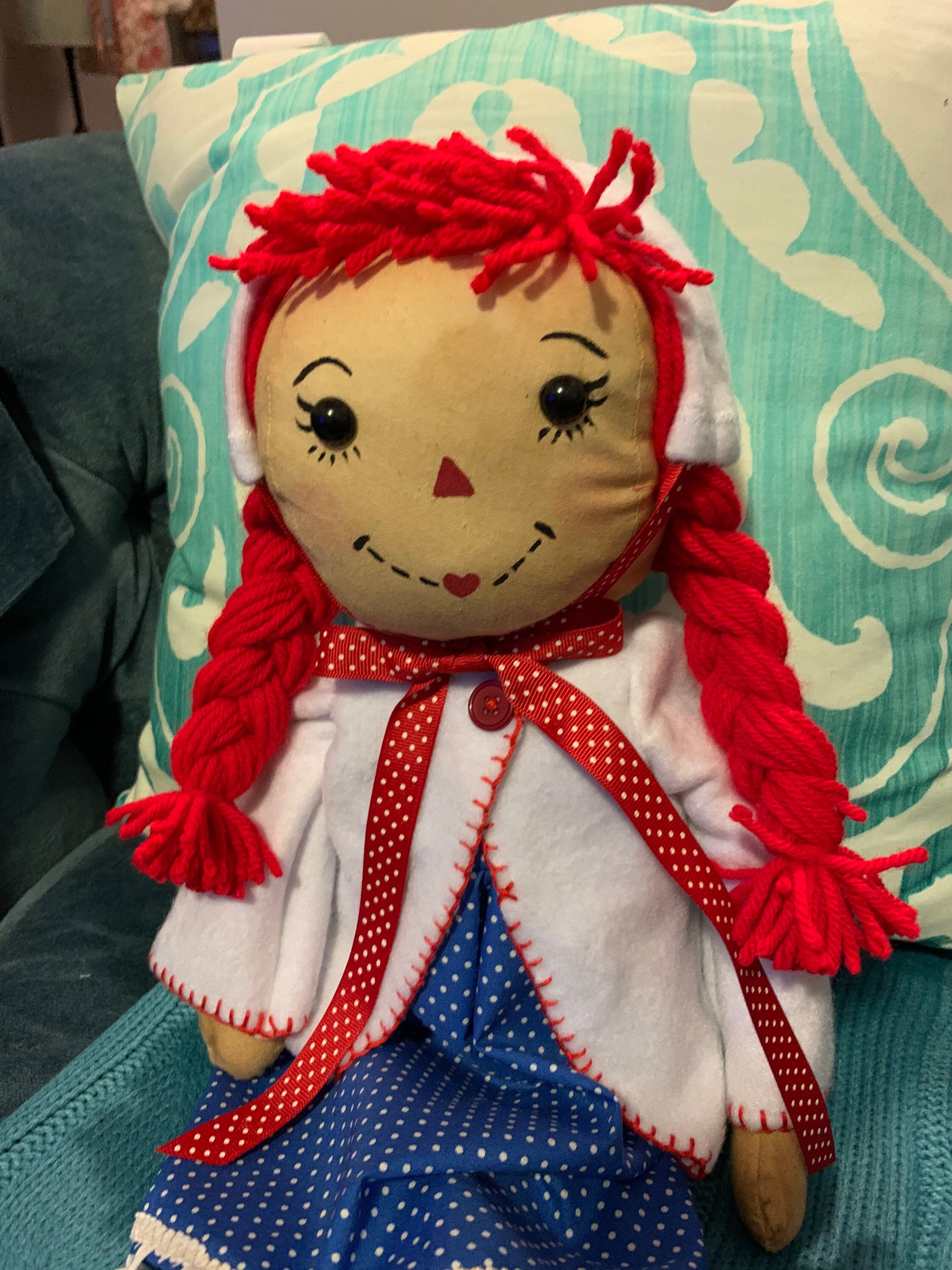 18 Handmade Rag Doll Raggedy Ann Style Doll - Etsy