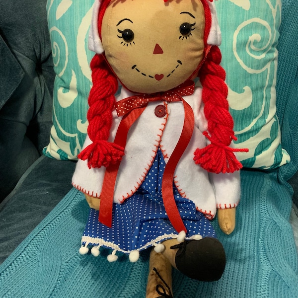 Raggedy Ann Face - Etsy