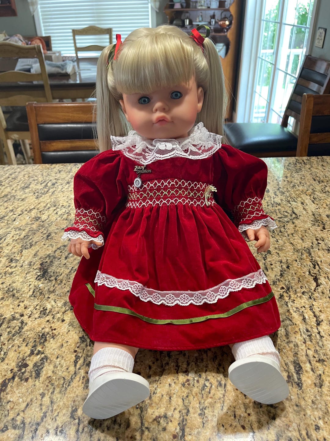 24” Zapf Creations Blonde Ponytail Doll Made in West Germany *all ...