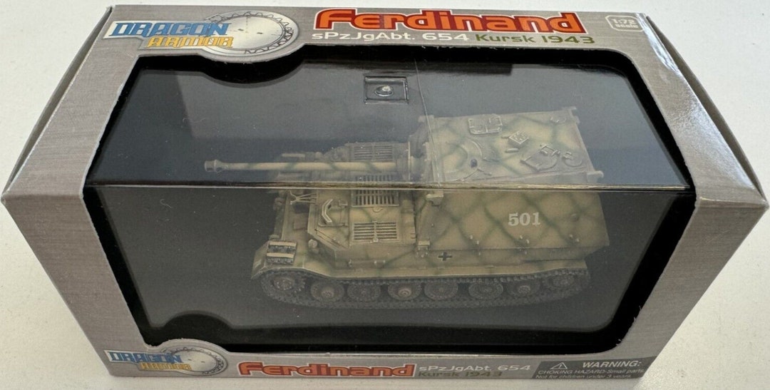 Dragon Armor Sd.kfz.184 Ferdinand 501 S.pz.jg.abt.654 Kursk 1943 60024 ...