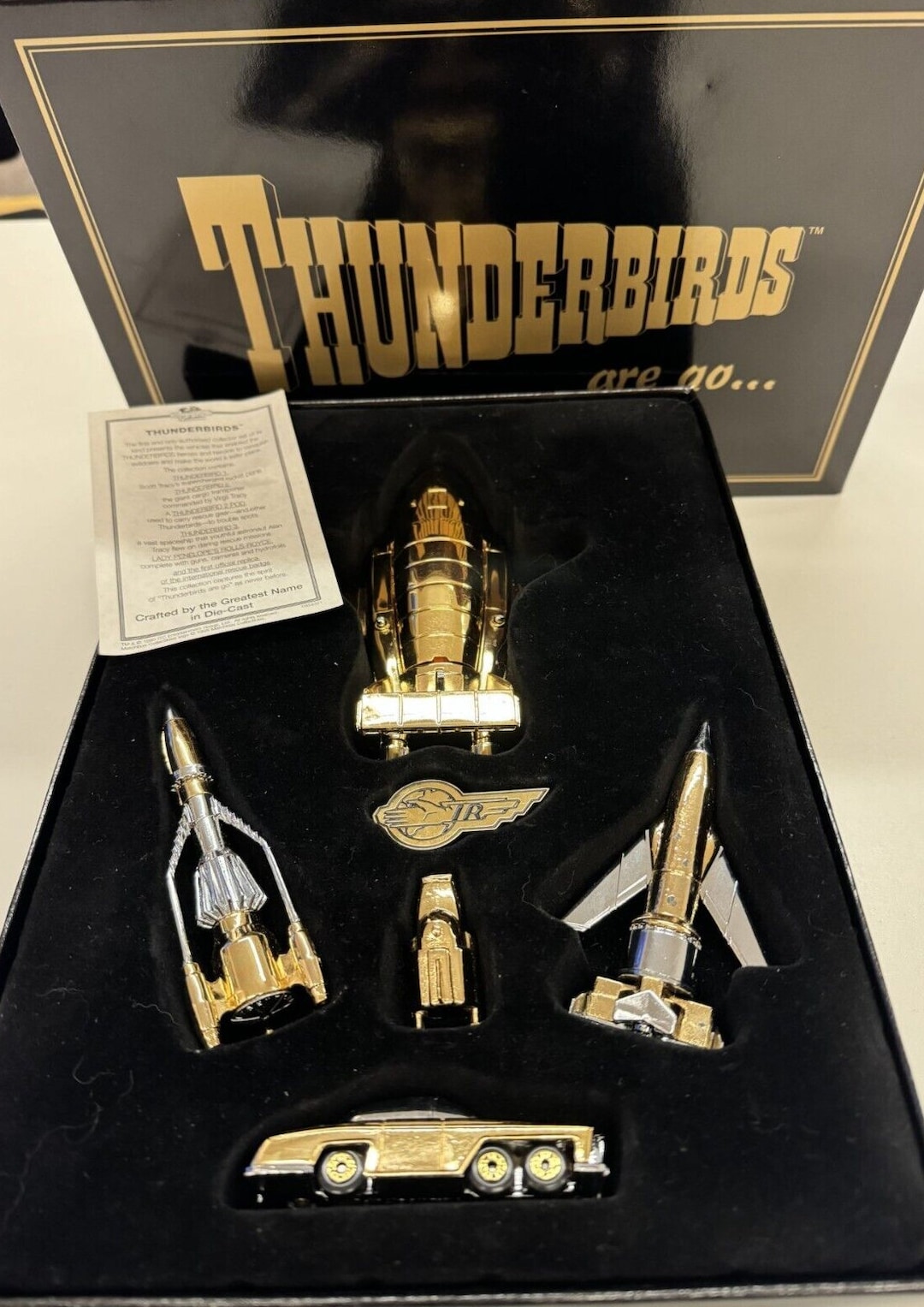 Matchbox Thunderbirds Are Go Collectors Set Gold Plated Models Limited ...