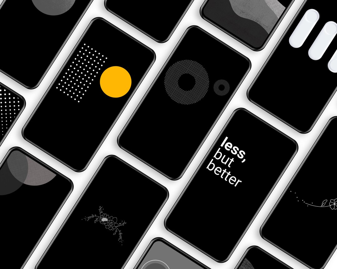 15 Minimalist Phone Wallpapers | iPhone • Android - Etsy