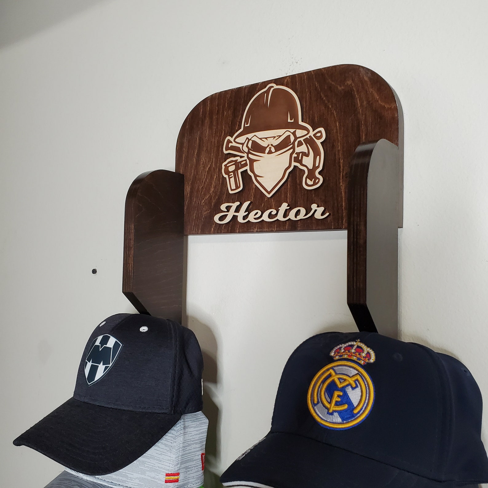 Cap Rack rack for 20 Caps Custom Cap Rack Cap Rack 3D | Etsy