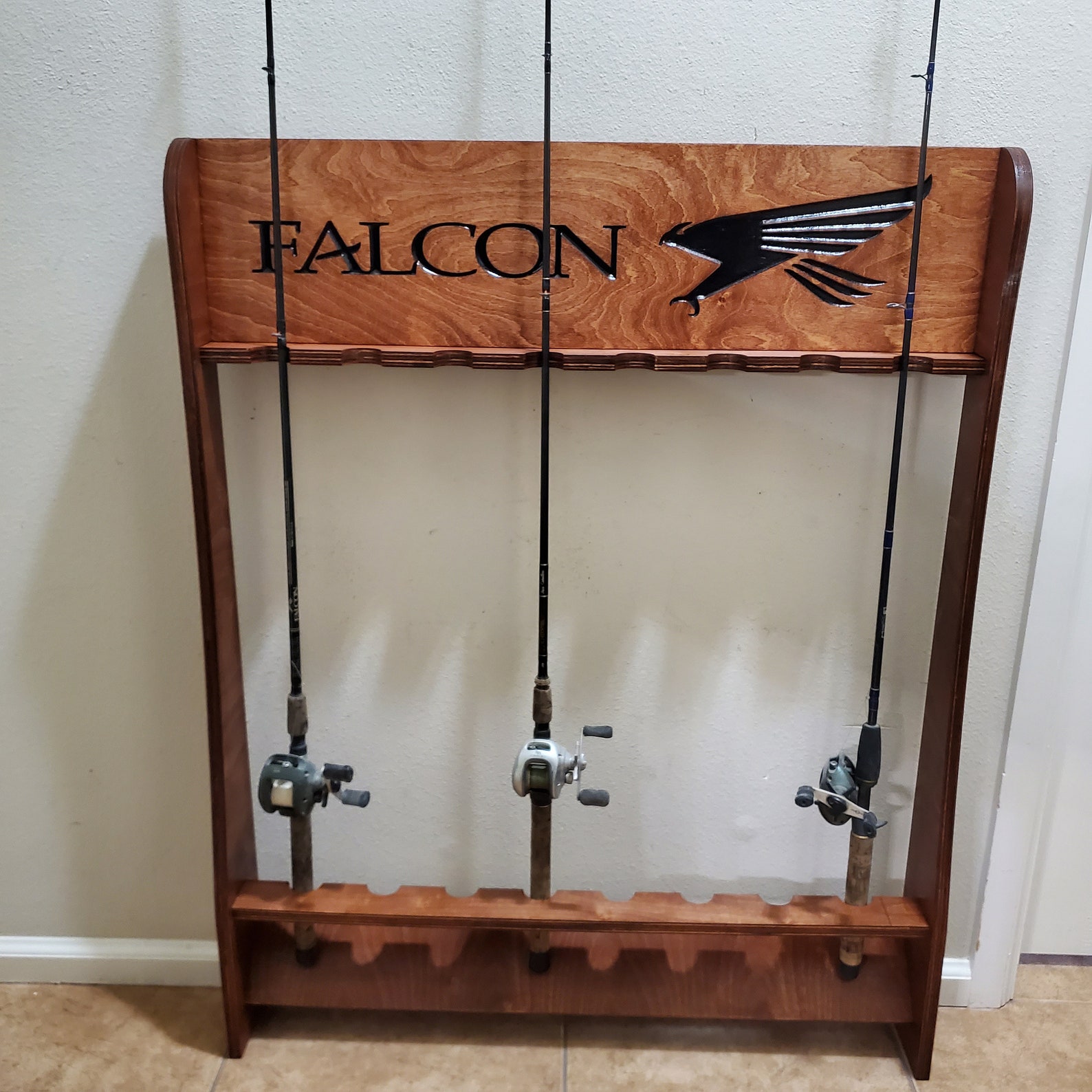 Fishing Rack Carved Rod Rack Fishing Pole Holder Rod Rack - Etsy