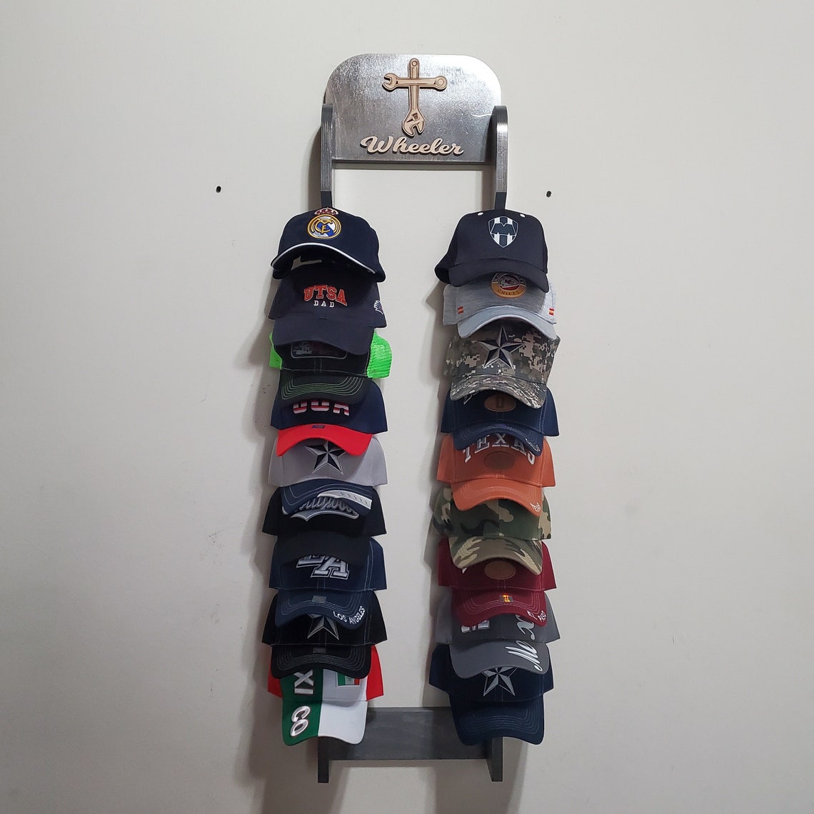 Cap Rack Hat Rack Custom Cap Rack Cap Rack 3D | Etsy