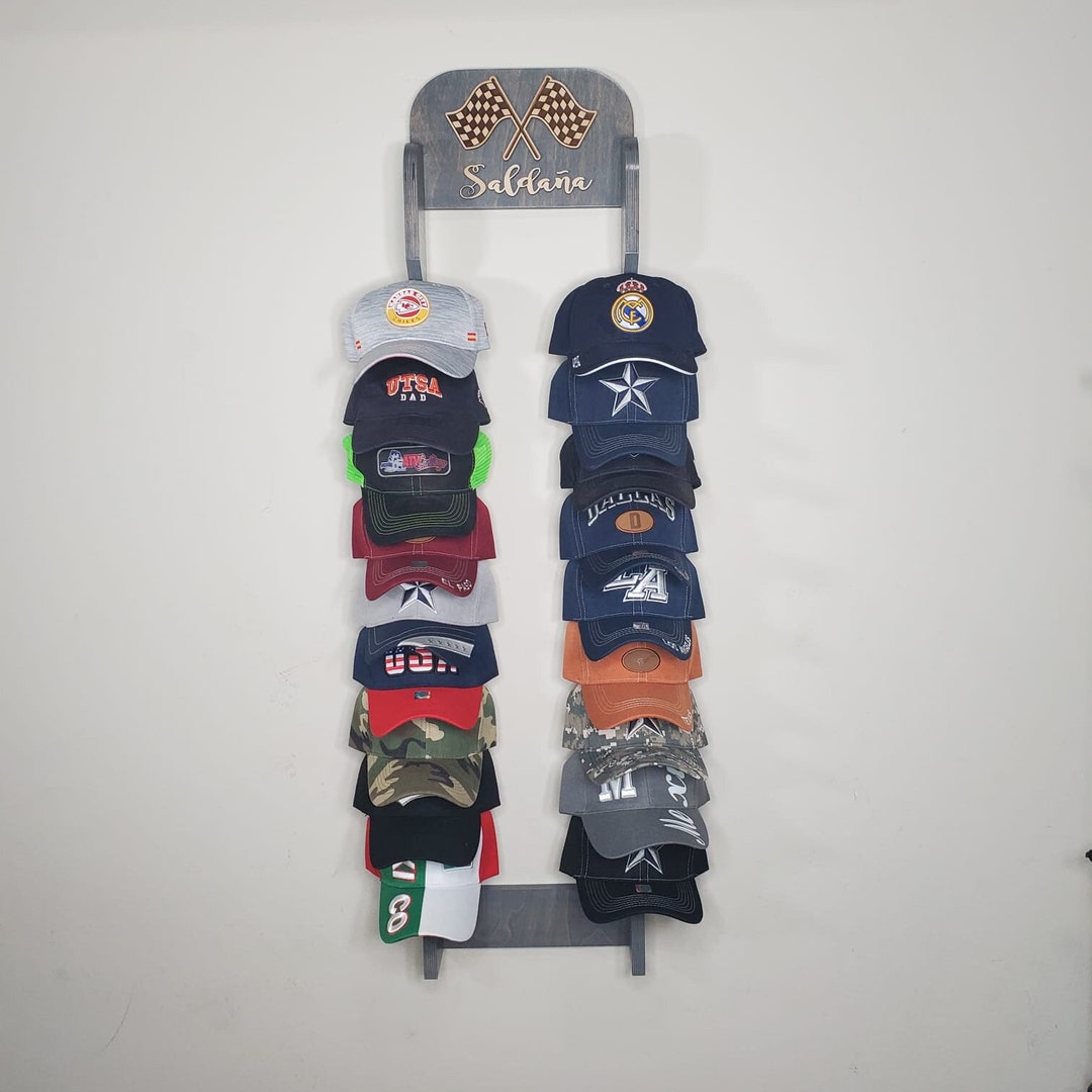Cap Rack , Rack for 20 Caps, Custom Cap Rack , Cap Rack 3D, Personalize ...