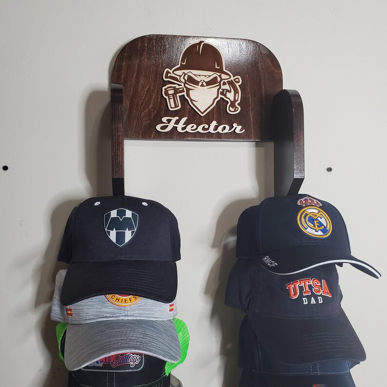 Cap Rack rack for 20 Caps Custom Cap Rack Cap Rack 3D | Etsy
