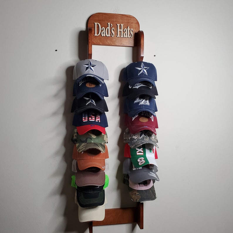 Custom Cap Rack for 20 Caps Hat Rack San Valentin Gift - Etsy